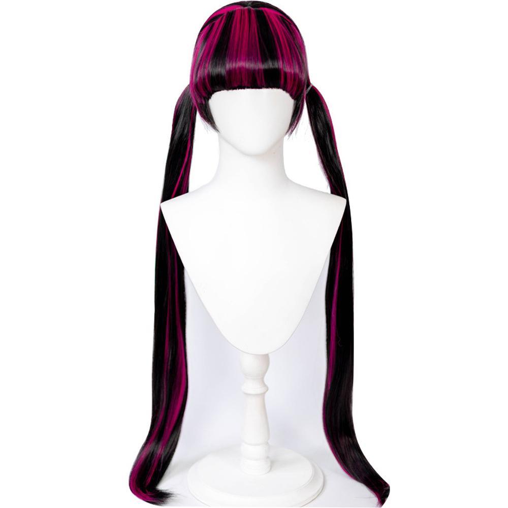 Draculaura Long Pink Wig – Perfect for Monster High Fans - CosplaySpa