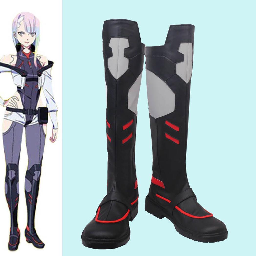 Edgerunners Lucy Boots: Lucyna Kushinada Cyberpunk Shoes - CosplaySpa