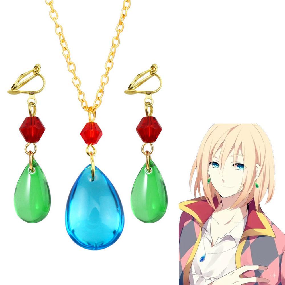 Howl's Golden Short Wig & Moving Castle Cosplay Set with Extras ...