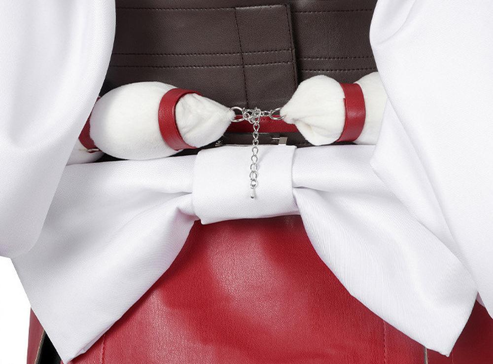 Kiriko Overwatch - White Red Ensemble - CosplaySpa