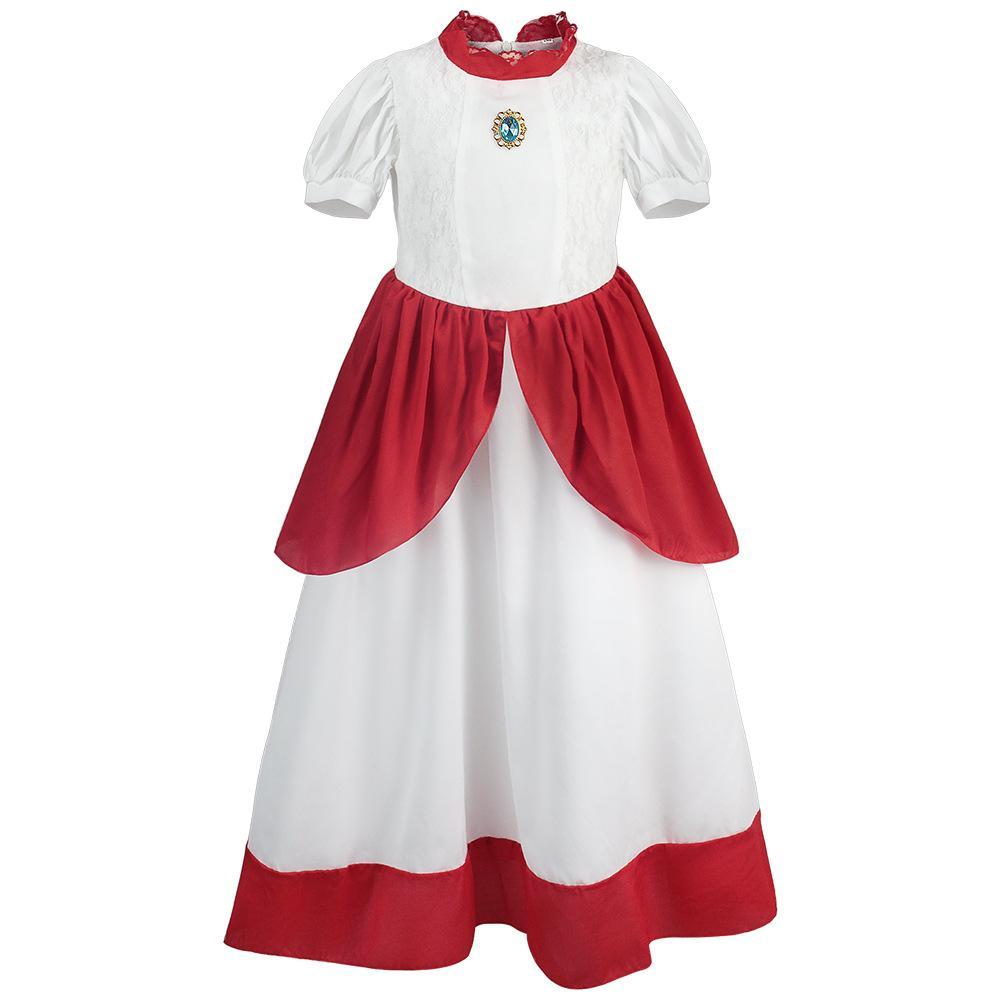 Pink Princess Fire Flower Dress - Cosplay Attire S-3XL - CosplaySpa